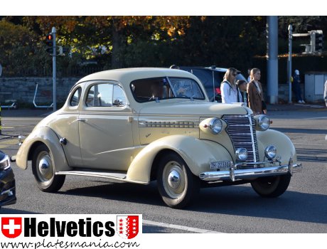 ZH 22331, Chevrolet Master (Zurich) License plate of Switzerland