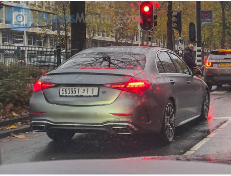 58395|‎و|‎1, Mercedes-Benz C-Klasse (Rabat Prefecture) License plate of ...