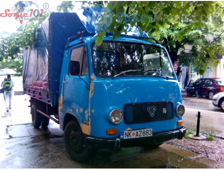 NK AZ883, TAM 75T (Nikšić) License plate of Montenegro