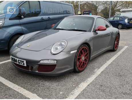 AS04 GTS, Porsche 911 (Norwich) License plate of the United Kingdom