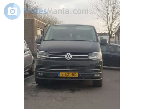 V-621-BD, Volkswagen Transporter , License plate of the Netherlands
