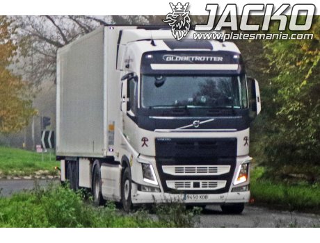 9450 KDB, Volvo FH , License plates of Spain