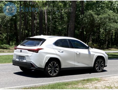 GH2 G5V, Lexus UX (Missouri) License plate of the USA