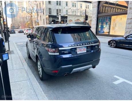 1YKG 85, Land Rover Range Rover Sport (Massachusetts) License plate of ...