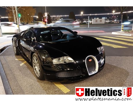 BE 732089, Bugatti Veyron (Bern) License plate of Switzerland