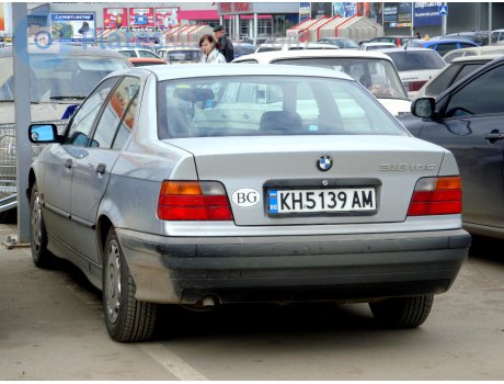 KH 5139 AM, BMW 3 Series (Kyustendil Oblast) License plate of Bulgaria