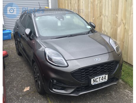 NCT44, Ford Puma , License plate of New Zealand