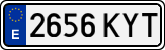 2656 KYT, BMW 4 Series , License plates of Spain