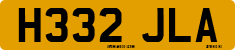 H332 JLA, Mercedes-Benz E-Klasse (London North-West) License plate of ...