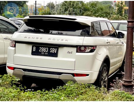 B 2983 SBV, Land Rover Range Rover Evoque (Jakarta, Banten (Tangerang ...