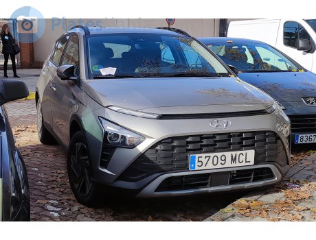 5709 MCL, Hyundai Bayon , License plates of Spain