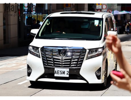 AESM 2, Toyota Alphard , License plate of Hong Kong