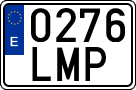 0276 LMP, Ducati Panigale , License plates of Spain