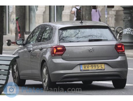 RV-995-L, Volkswagen Polo , License plate of the Netherlands