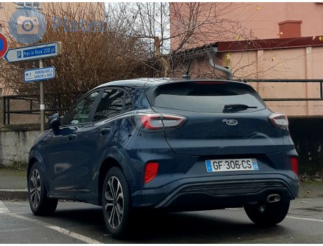 GF-306-CS, Ford Puma (Doubs) French license plate