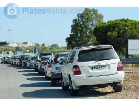 3549 LSN, Toyota Highlander , License plates of Spain