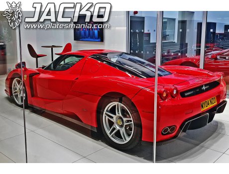 MY04 NZO, Ferrari Enzo (Manchester) License plate of the United Kingdom