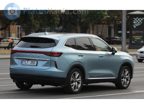 TLT 350, Haval H6 , License plate of Moldova