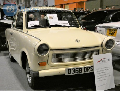 B368 DRS, Trabant 601 (Aberdeen) License plate of the United Kingdom