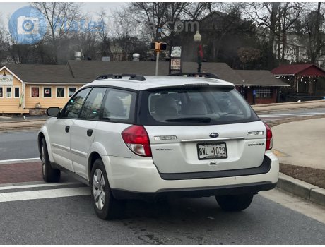 BWL 1028, Subaru Outback (Georgia) License plate of the USA