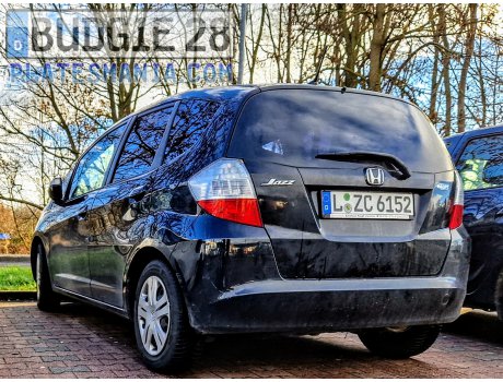 L ZC 6152, Honda Jazz (Leipzig City, Leipzig District) German license plate