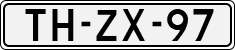 TH-ZX-97, Jaguar XJ , License plate of the Netherlands