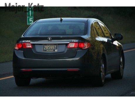 285997, Acura TSX (Delaware) License plate of the USA