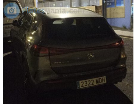 2322 MDH, Mercedes-Benz EQA , License plates of Spain