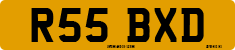 R55 BXD, Audi RS5 (Personalized license plates) License plate of the ...
