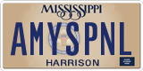 AMYSPNL, Chevrolet HHR (Mississippi / Harrison (Biloxi)) License plate ...
