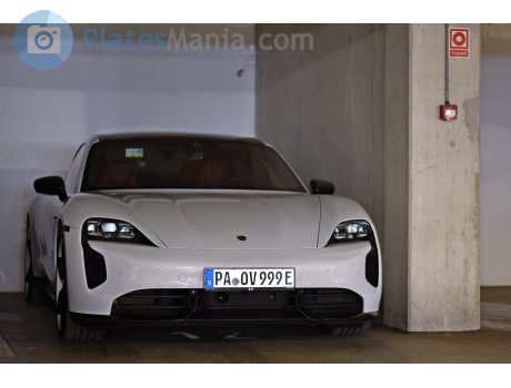 PA OV 999 E, Porsche Taycan (Passau City, Passau District) German ...