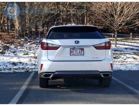 MITLAX, Lexus RX (Massachusetts) License plate of the USA