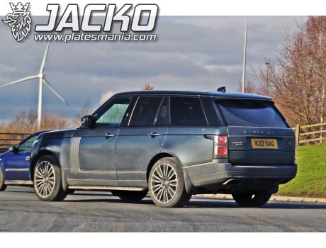 K22 SAG, Land Rover Range Rover (Kingston upon Hull) License plate of ...