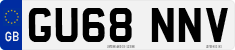 GU68 NNV, BMW M2 (Brighton) License plate of the United Kingdom