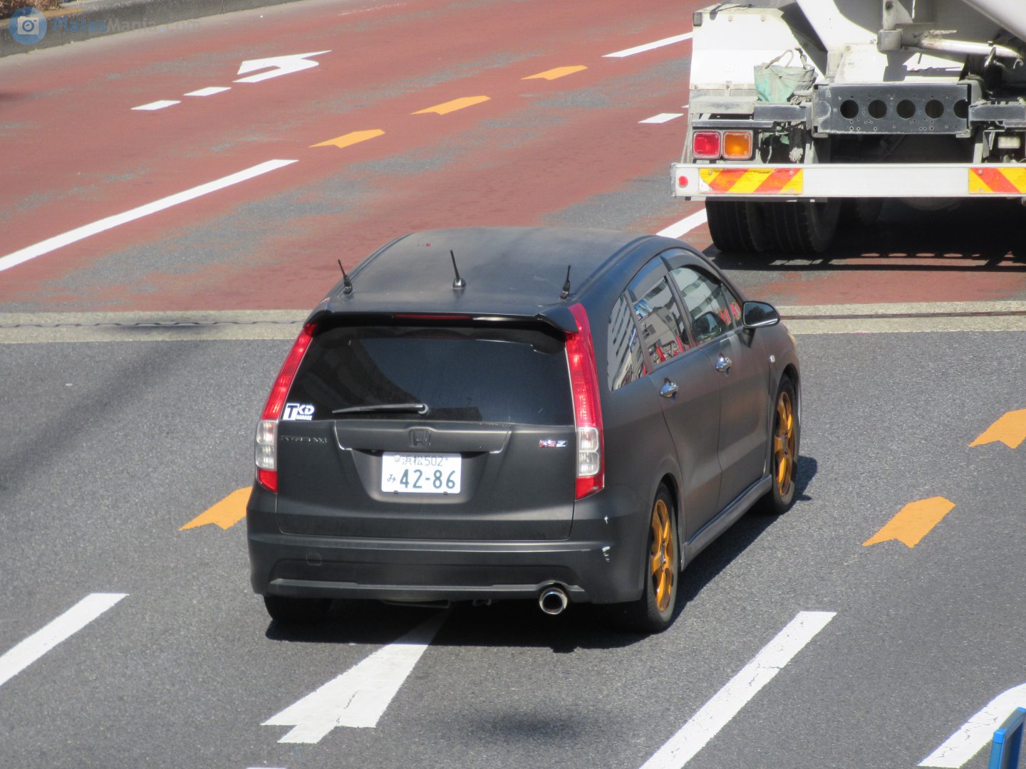 "浜松 502 み 4286" photos Honda Stream. Japan