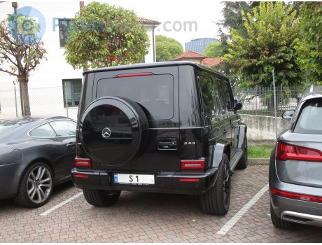 S 1, Mercedes-Benz G-Klasse , License plate of Georgia