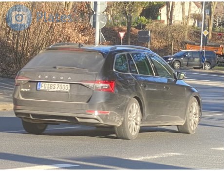 FD BS 7000, Skoda Superb (Fulda District) German license plate