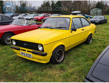 VFD 432S, Ford Escort (Dudley) License plate of the United Kingdom