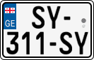 SY-311-SY, Toyota Prius , License plate of Georgia