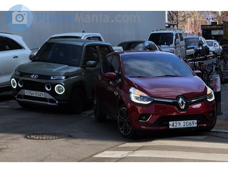 42가 2069, Renault Clio , License plate of South Korea