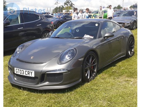 GT03 CRY, Porsche 911 (Brighton) License plate of the United Kingdom
