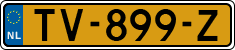 TV-899-Z, BMW i8 , License plate of the Netherlands