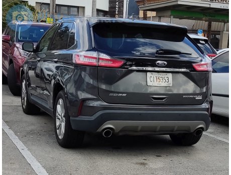 CIT5353, Ford Edge (Georgia) License plate of the USA
