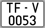 TF 0053 V, Land Rover Series III (Santa Cruz de Tenerife) License ...