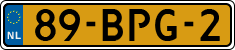 89-BPG-2, DAF XF , License plate of the Netherlands