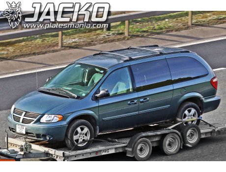 OU54 VGC, Dodge Grand Caravan (Oxford) License plate of the United Kingdom