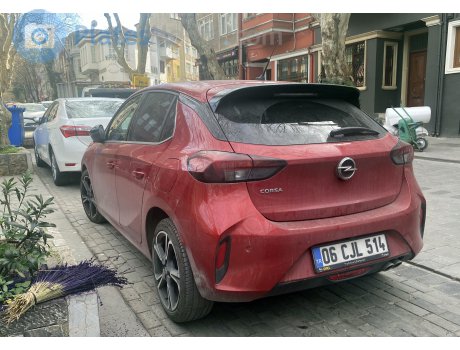 06 CJL 514, Opel Corsa (Ankara) License plate of Turkey