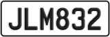 JLM832, Mazda Demio , License plate of New Zealand