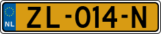 ZL-014-N, BMW i3 , License plate of the Netherlands