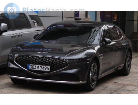 303루 7495, Genesis G90 , License plate of South Korea